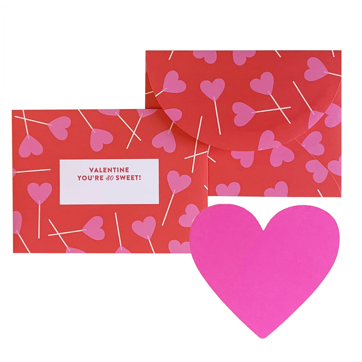 So Sweet Valentine's Day Patterned Envelope Note Set – Love of Character