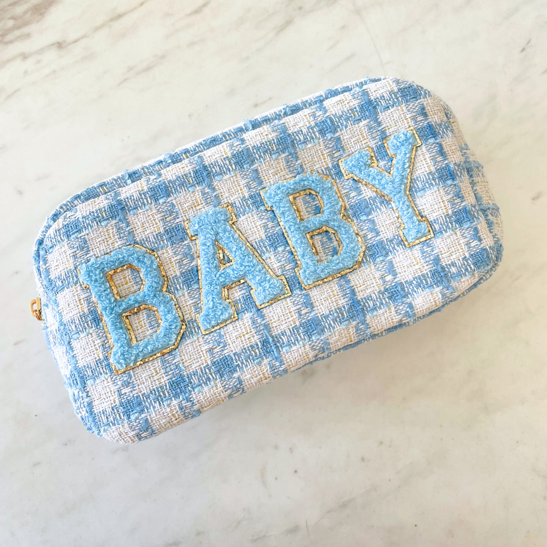 Baby Bag - Blue Plaid – Love of Character